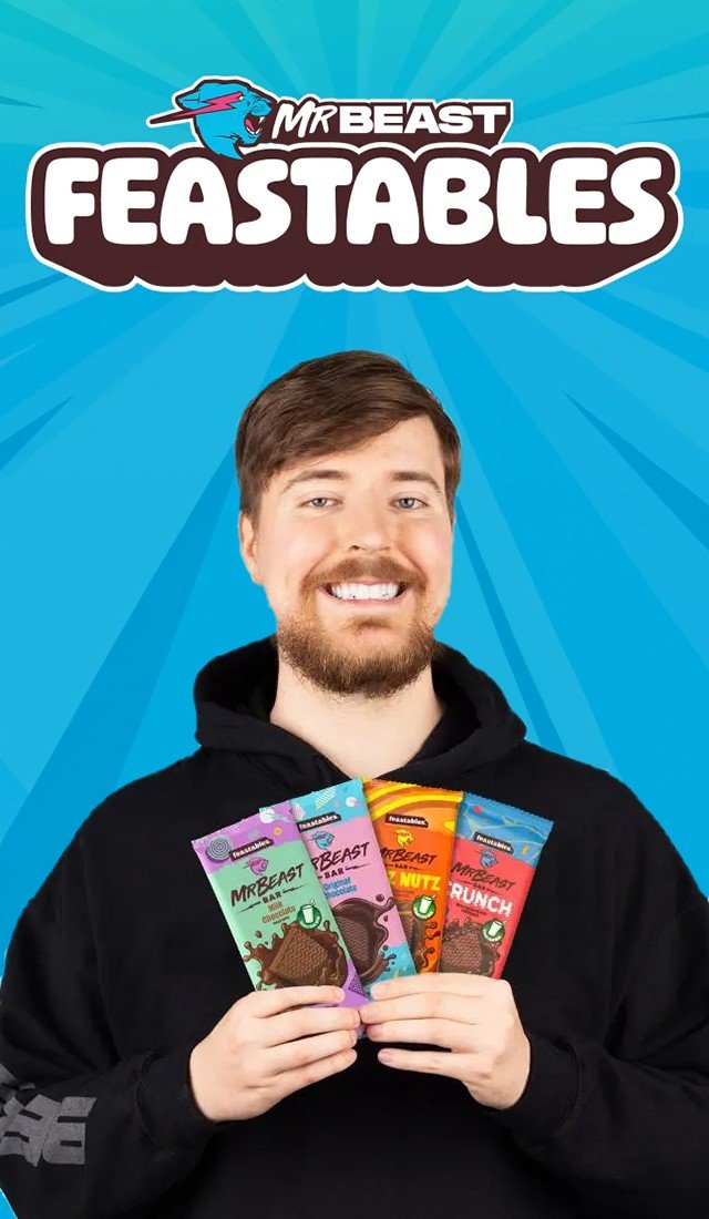 MrBeast Feastables - Delicious Chocolate and Snacks | Bickery